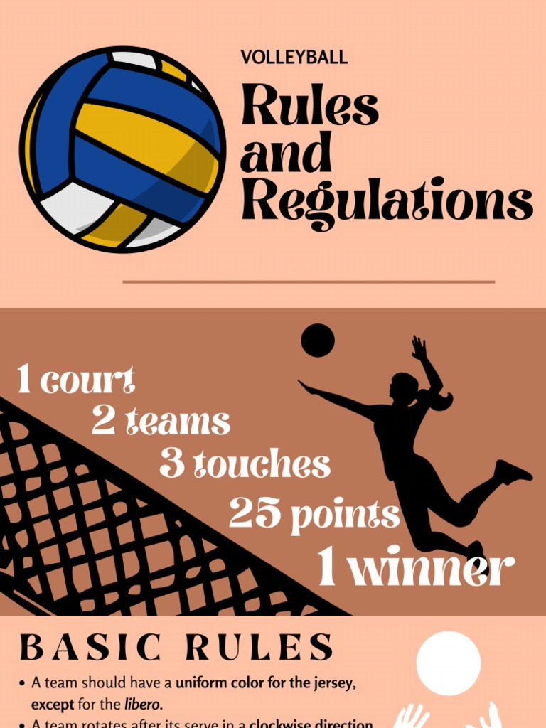 Volleyball Rules and Regulations 1 | PDF