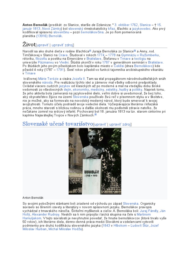 Anton Bernolák | PDF