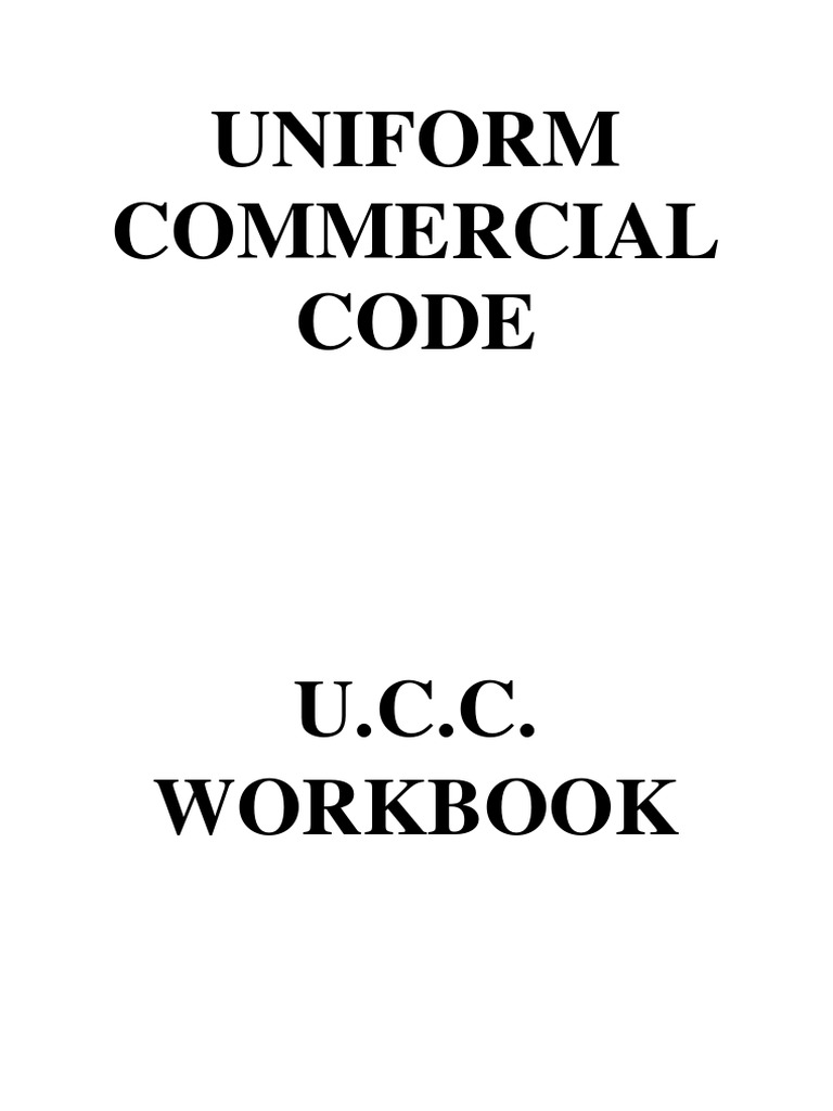 UCC-ITA (Uniform Commercial Code) | PDF