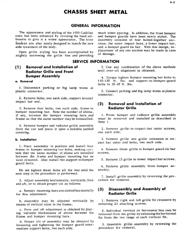 04 1955 CAD-Chassis Sheet Metal | PDF