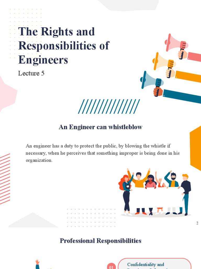 Lecture 5 - The Rights and Responsibilities of Engineers | PDF ...