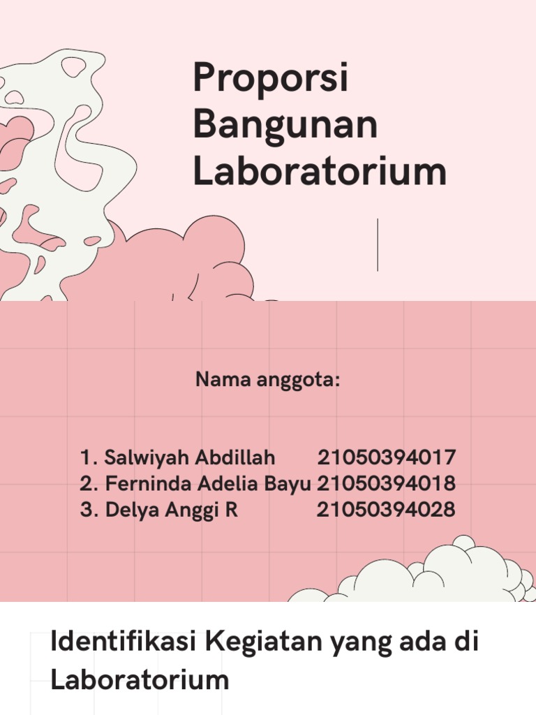 Proporsi Ruang dalam Laboratorium | PDF | Sains & Matematika