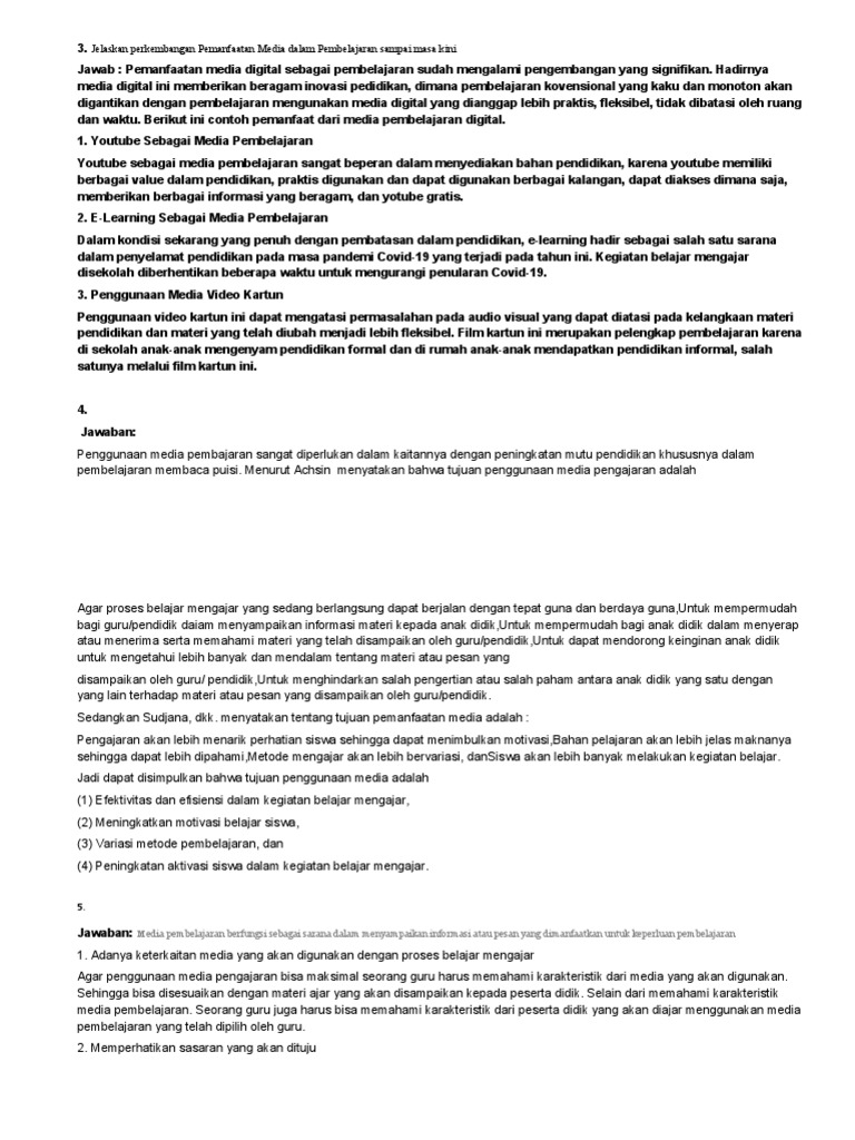 tt1 Komputer Dan Media Pembepajaran | PDF | Karier & Perkembangan | Seni