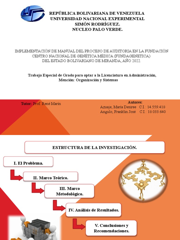 Presentacion de Tesis Azuaje Maria Desiree y Angulo Franklin Jose Final ...