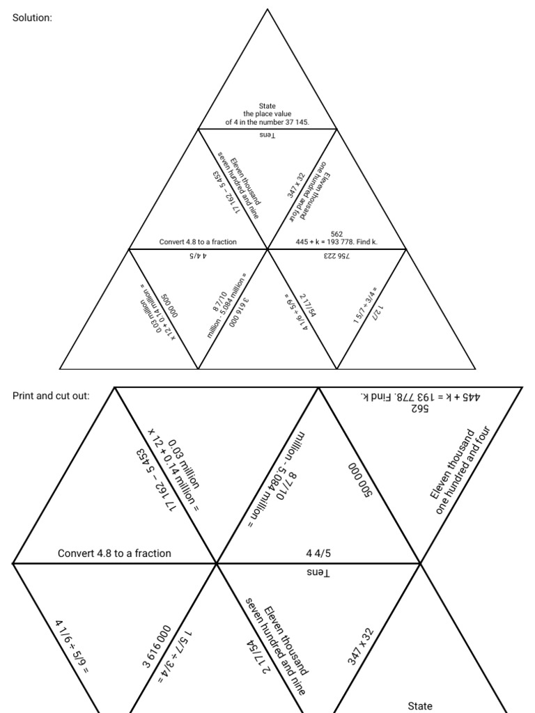 Tarsia Y6 2 Download Free Pdf Mathematics Mathematical Notation