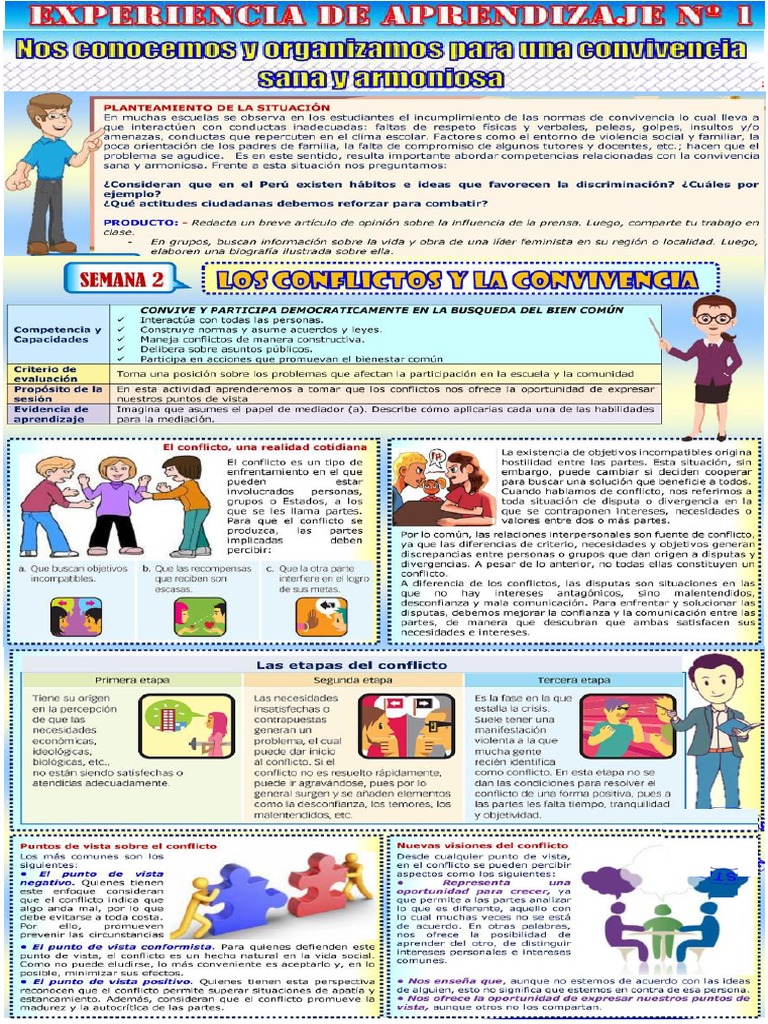 Act. 1 Dpcc. 4º Exp. 1. Sc. Ficha 2 | PDF
