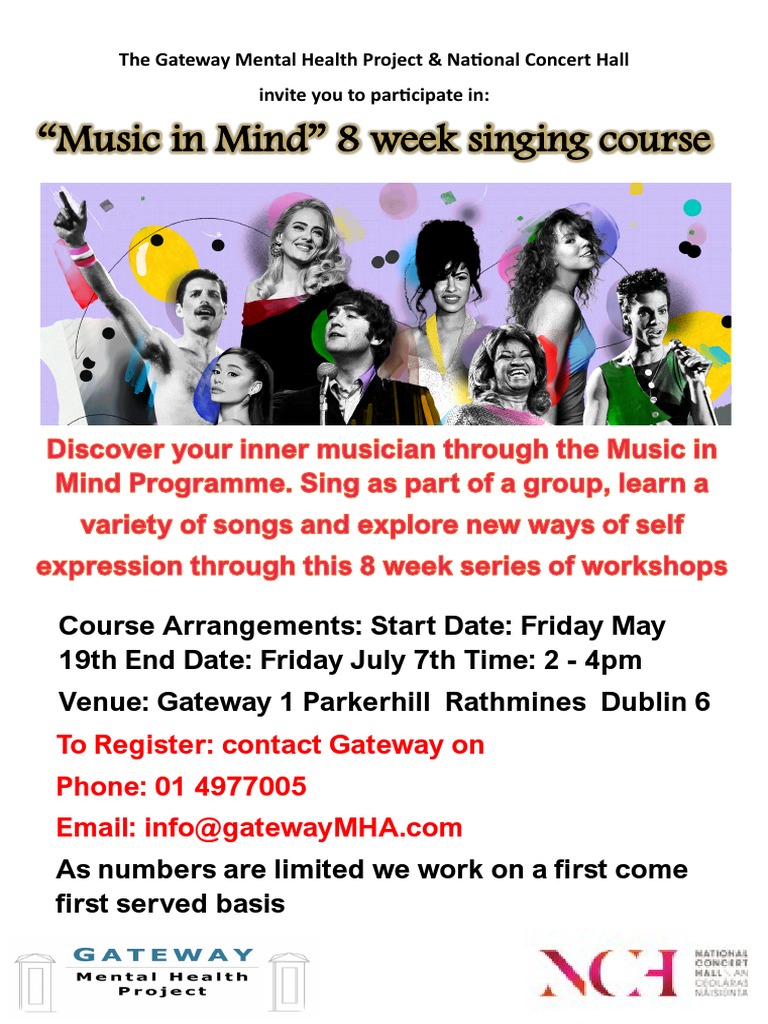 Music in Mind - Singing Workshop Invitation | PDF