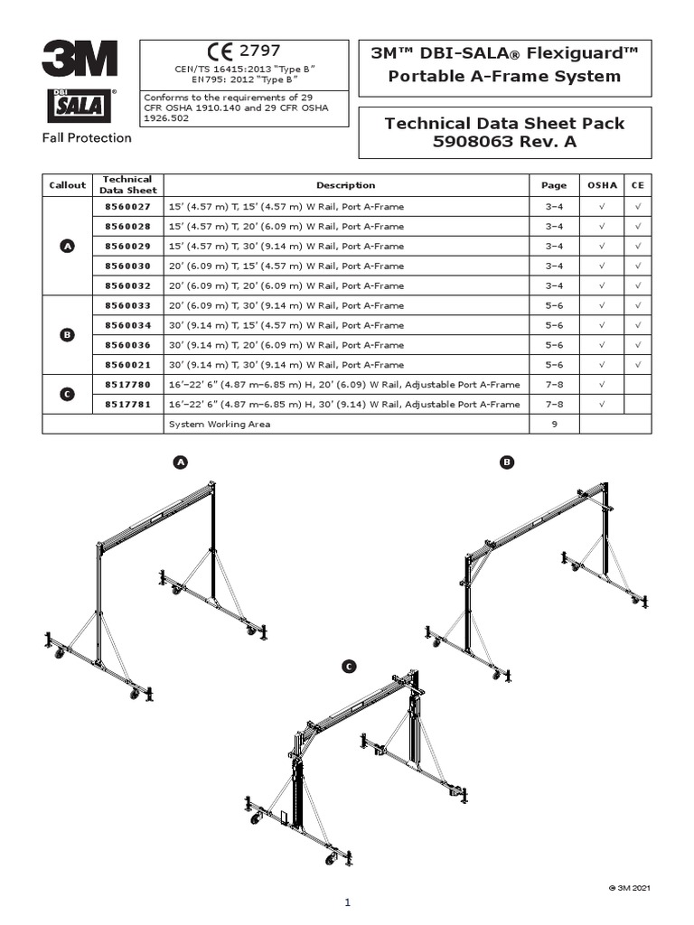 TDP 5908063 Portable A-Frame | PDF | Secondary Sector Of The Economy ...