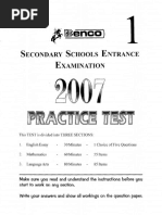 SEA 2025 Answer Booklet | PDF