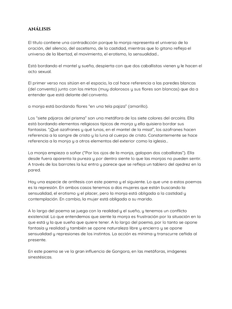 La Monja Gitana | PDF