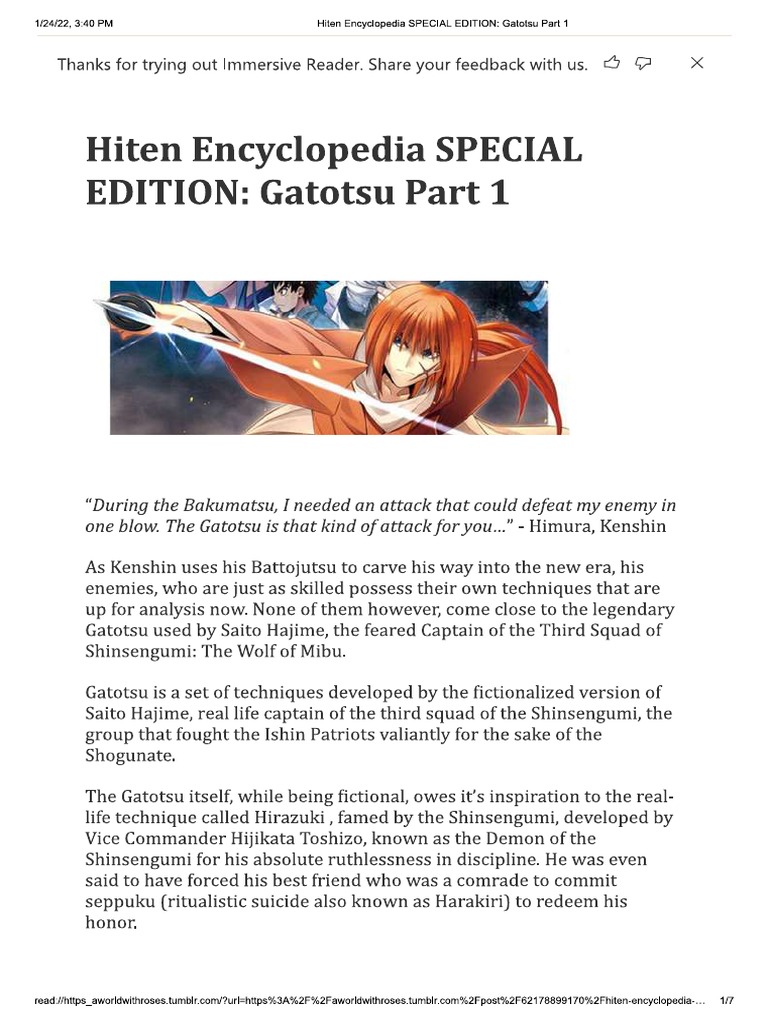 Gatotsu 1 of 2 | PDF