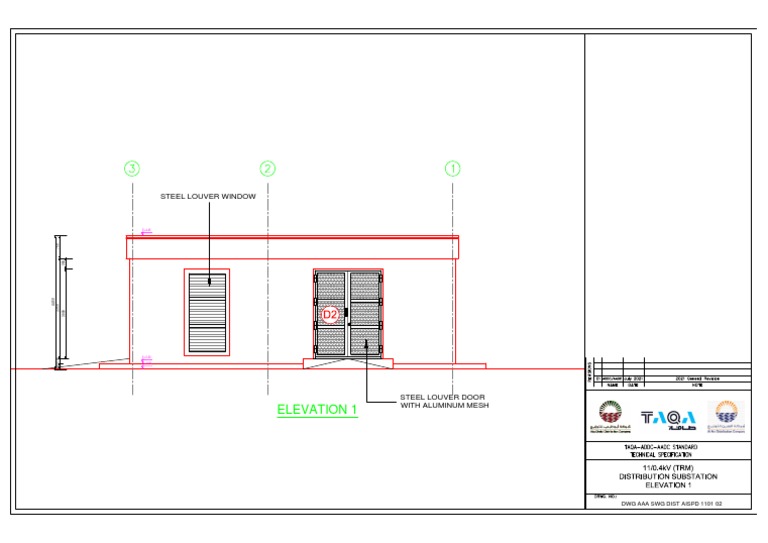 Technical Drawing for a Steel Louver Window and Door System with ...