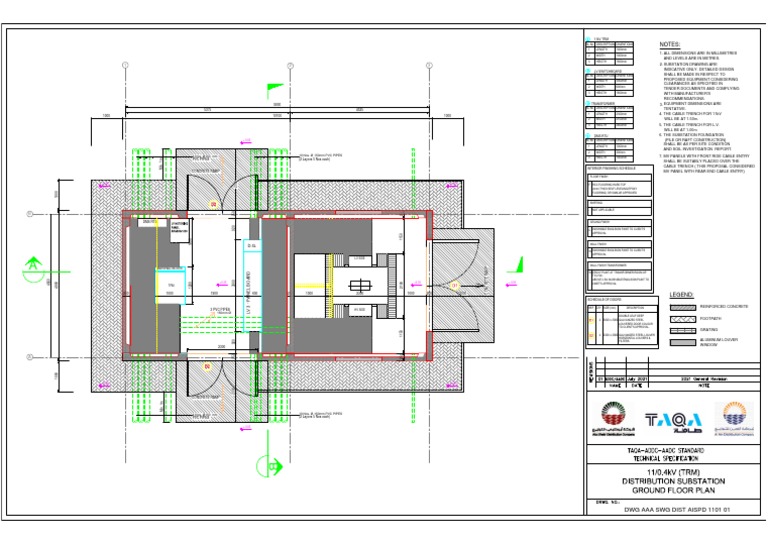 DWG Aaa SWG Dist Aispd 1101 01 | PDF | Building Engineering | Civil ...