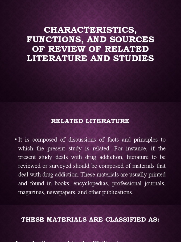 Characteristics, Functions, and Sources of Review | PDF | Data | Thesis