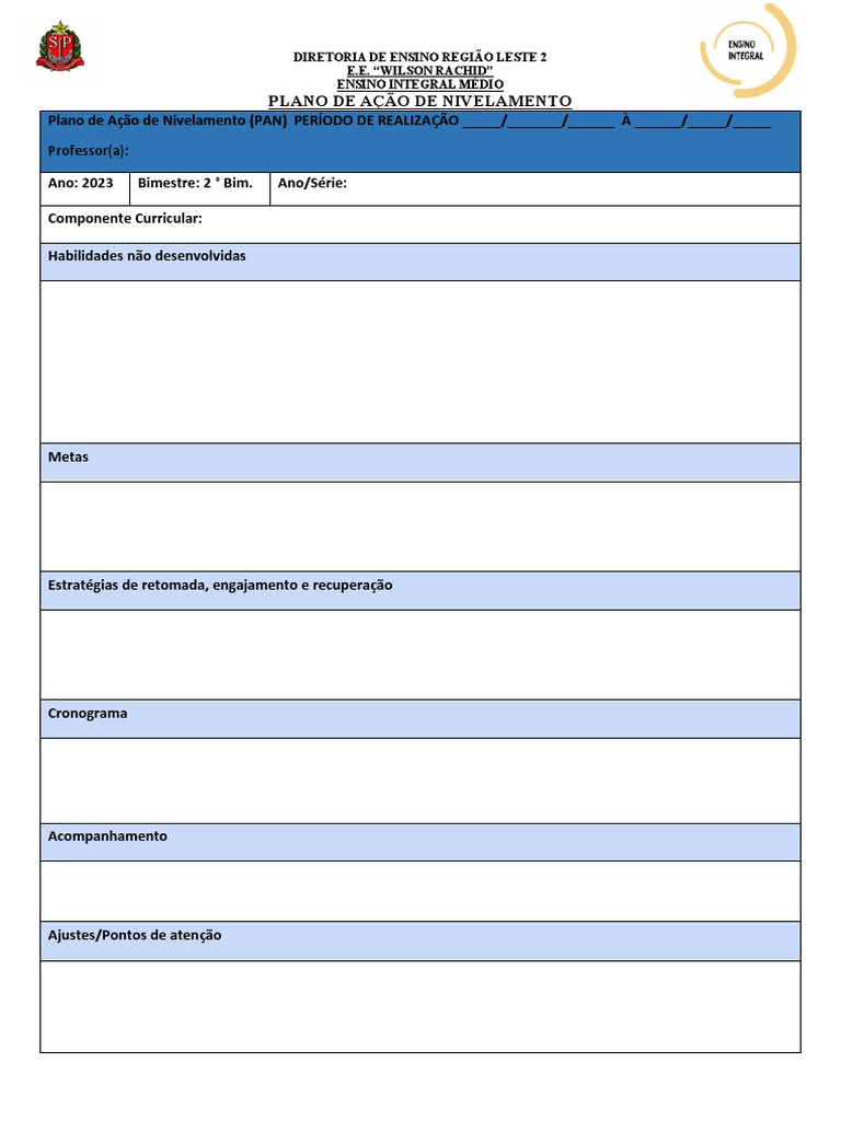 Planilha de Nivelamento | PDF