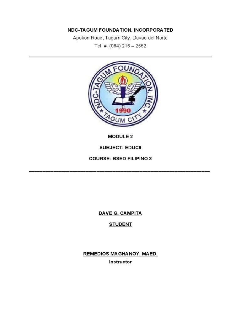 Ndc-Tagum Foundation, Incorporated: Apokon Road, Tagum City, Davao Del ...