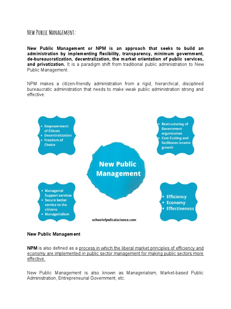 New Public Management | PDF | Incentive | Motivation New Public Management | PDF | Incentive | Motivation