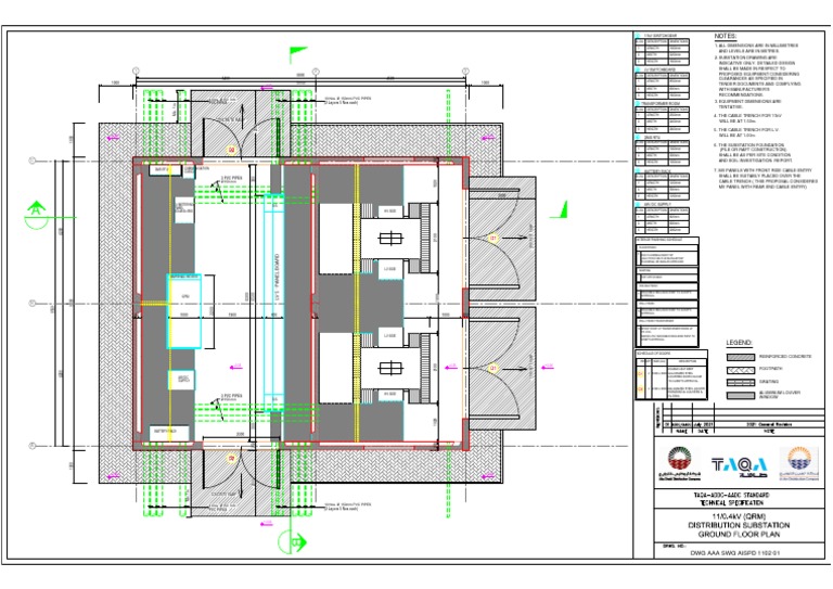DWG AAA SWG DIST AISPD 1102 01 | PDF | Building Engineering | Components