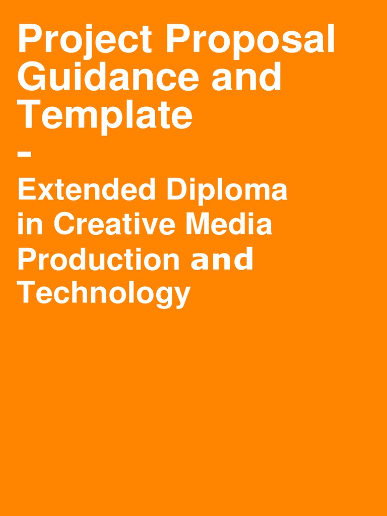 Creative Media Project Proposal Template | PDF | Career & Growth | Art