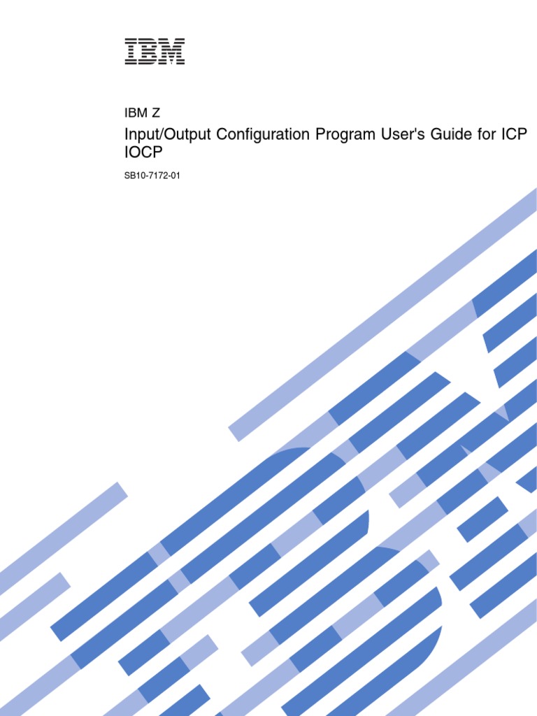 Input/Output Configuration Program User's Guide For ICP Iocp | PDF ...