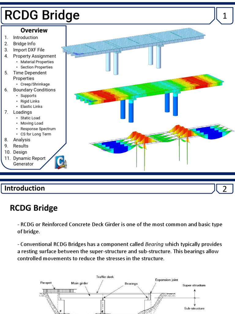 3 Span | PDF | Bridge | Creep (Deformation)
