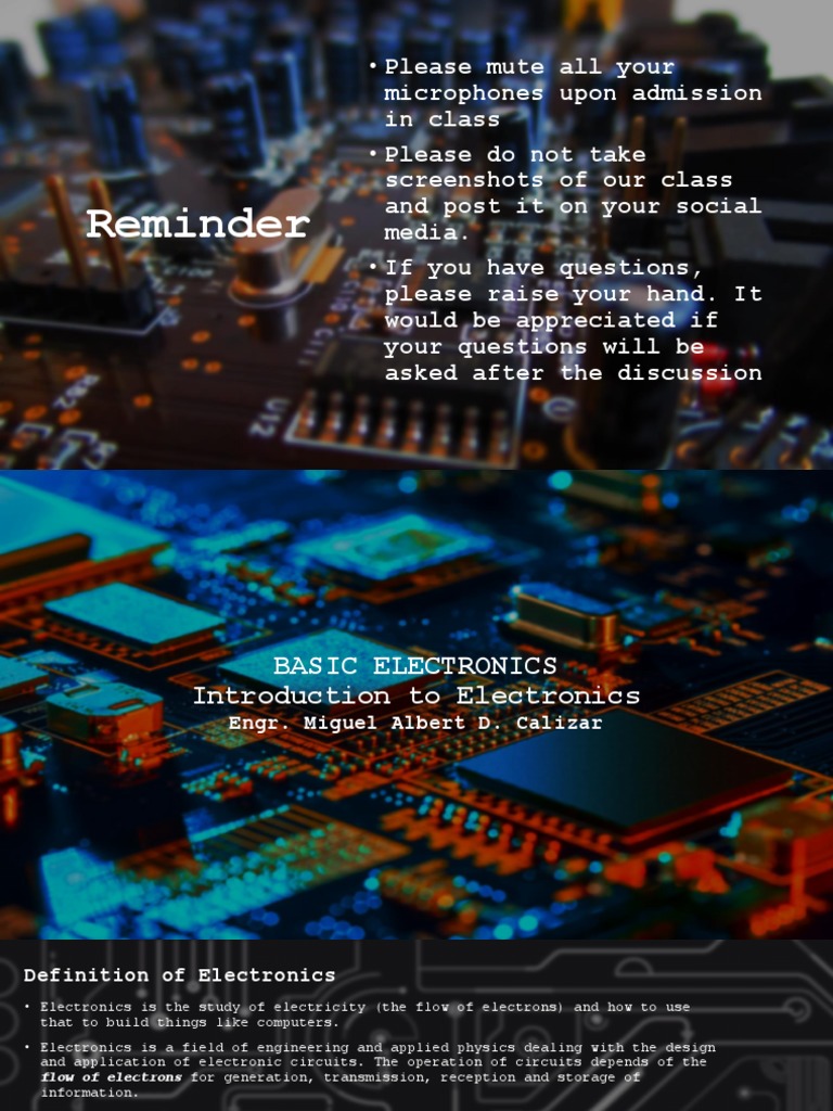 Introduction To Electronics | PDF