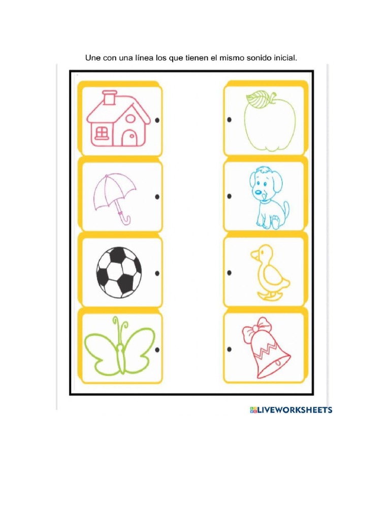 Ficha Sonido Inicial | PDF