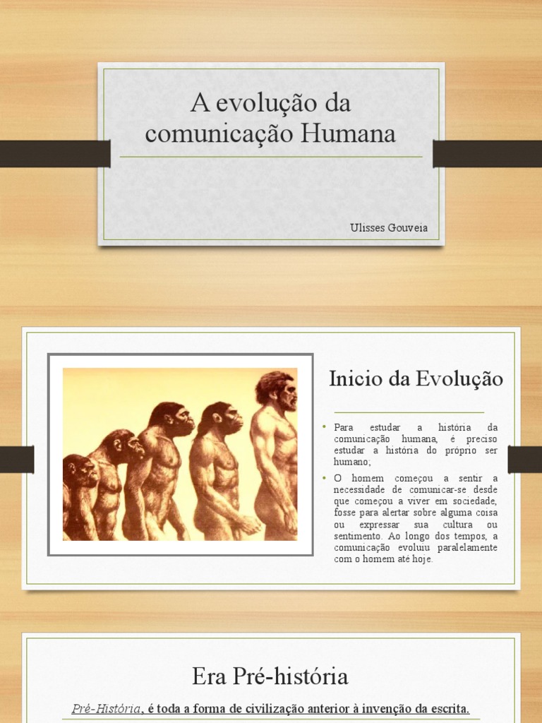 Evolução da Comunicação Humana | PDF
