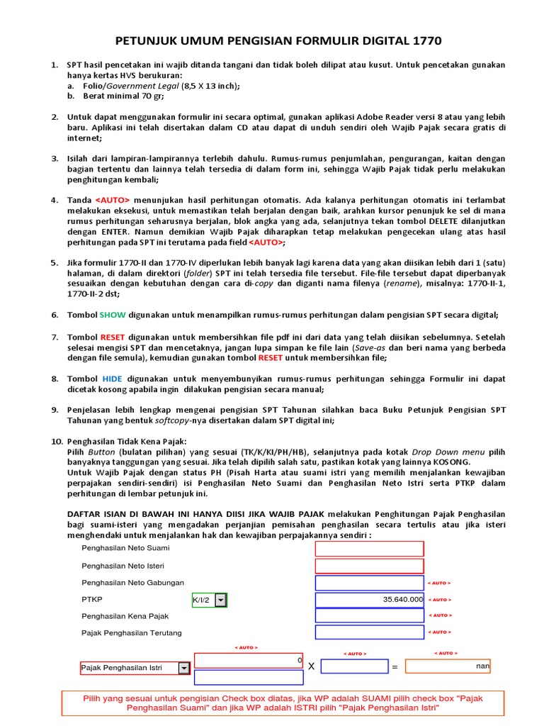 01 form 1770 2009_Suharno | PDF