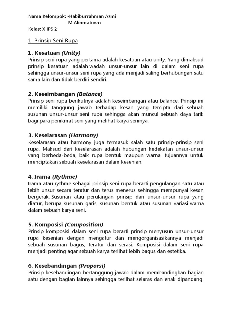 Tugas Karya Seni Azmi Alin | PDF