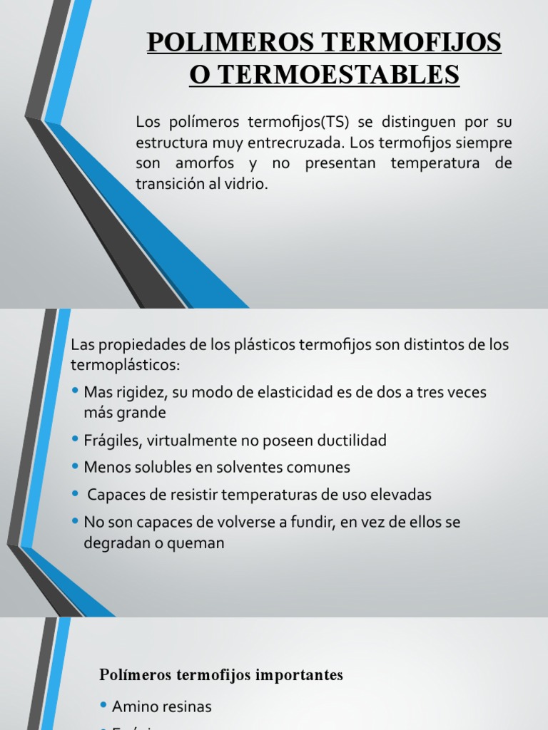 Polimeros Termofijos O Termoestables | PDF