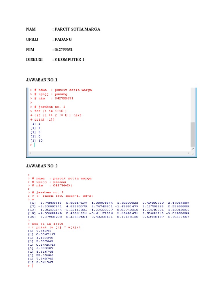 Diskusi 8 Komputer I | PDF