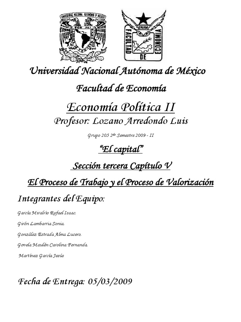 Capitulo 5 Resumen | PDF | Capital (economía) | Capitalismo