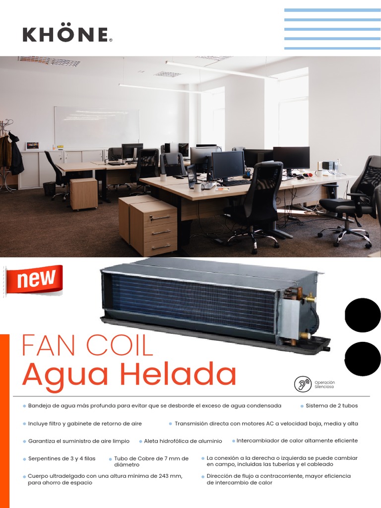 Fancoil Agua Helada: Especificaciones y Modelos | PDF | Agua ...
