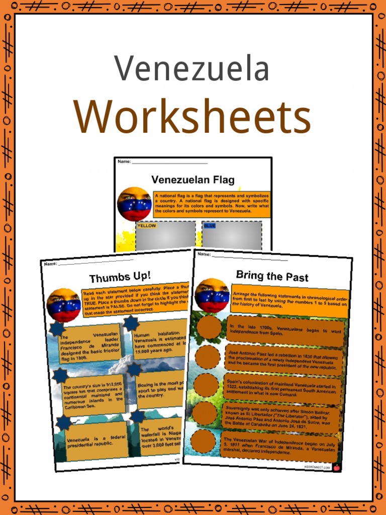 Sample Venezuela Worksheets | PDF | Venezuela