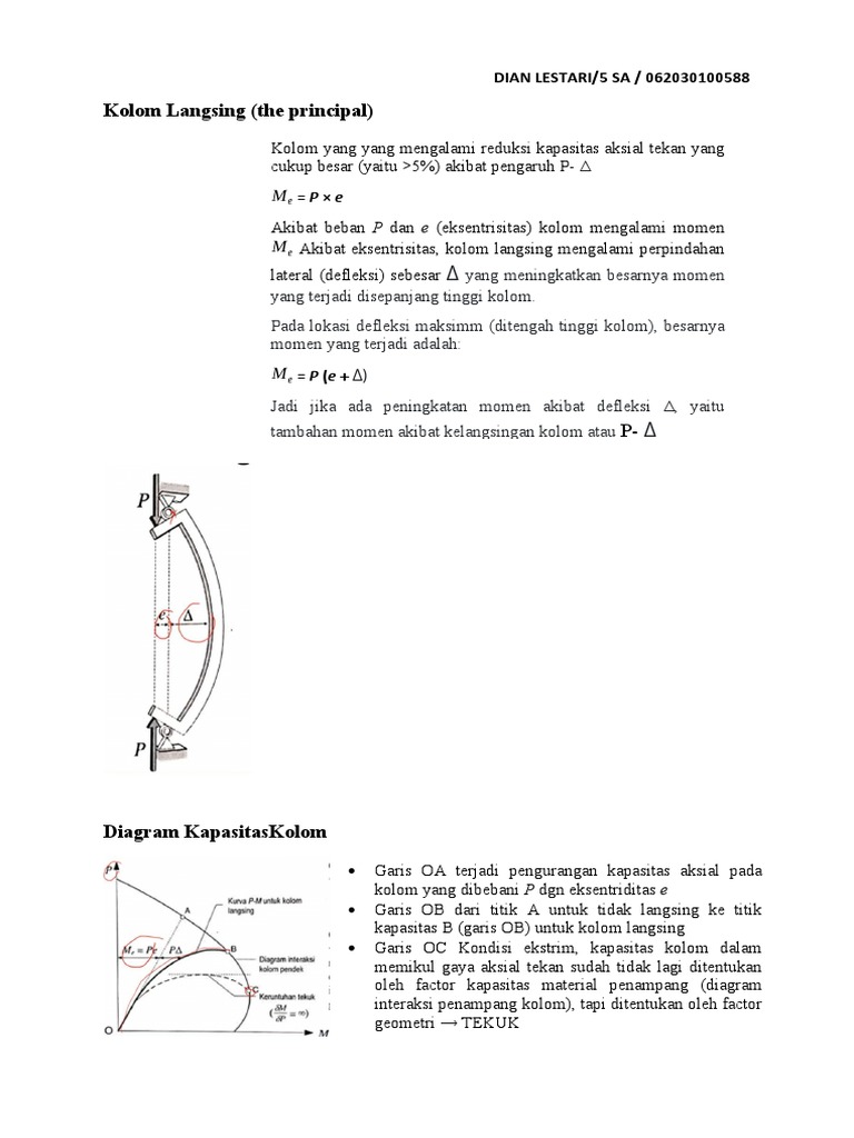 Resume Kolom Langsing | PDF