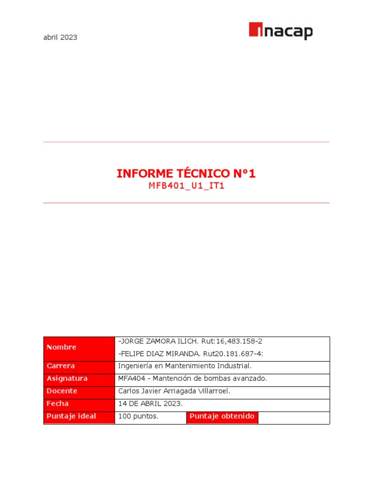 MAN-bombas Avanzado - U1 - IT2 | PDF | Engranaje | Residuos
