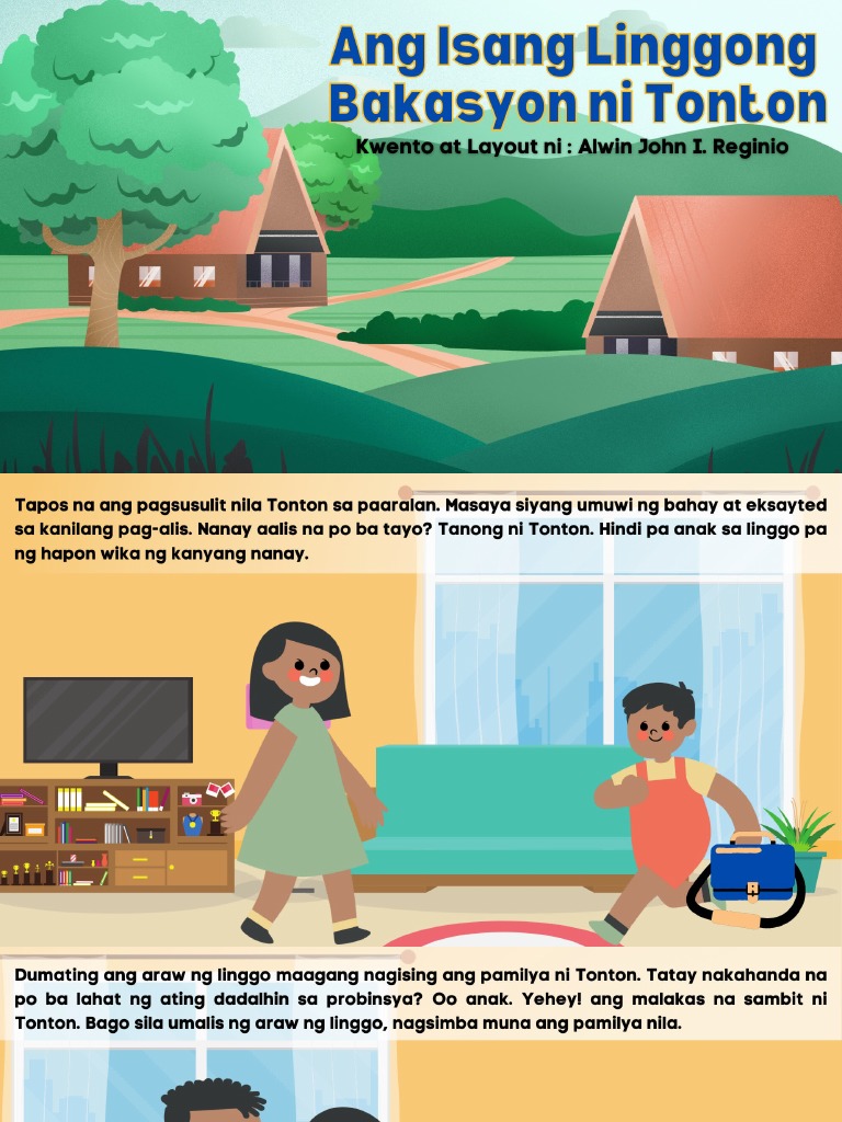 Ang Isang Linggong Bakasyon Ni Tonton by Sir Alwin | PDF