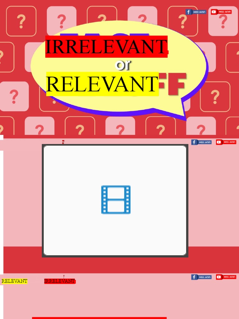 Distinguishing Relevant from Irrelevant | PDF | Wellness