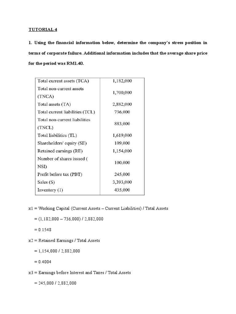 Risk Management - Tutorial 4 | PDF | Financial Risk | Interest