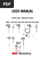 Pentronic - Temperature Sensors | PDF | Thermocouple | Resistor