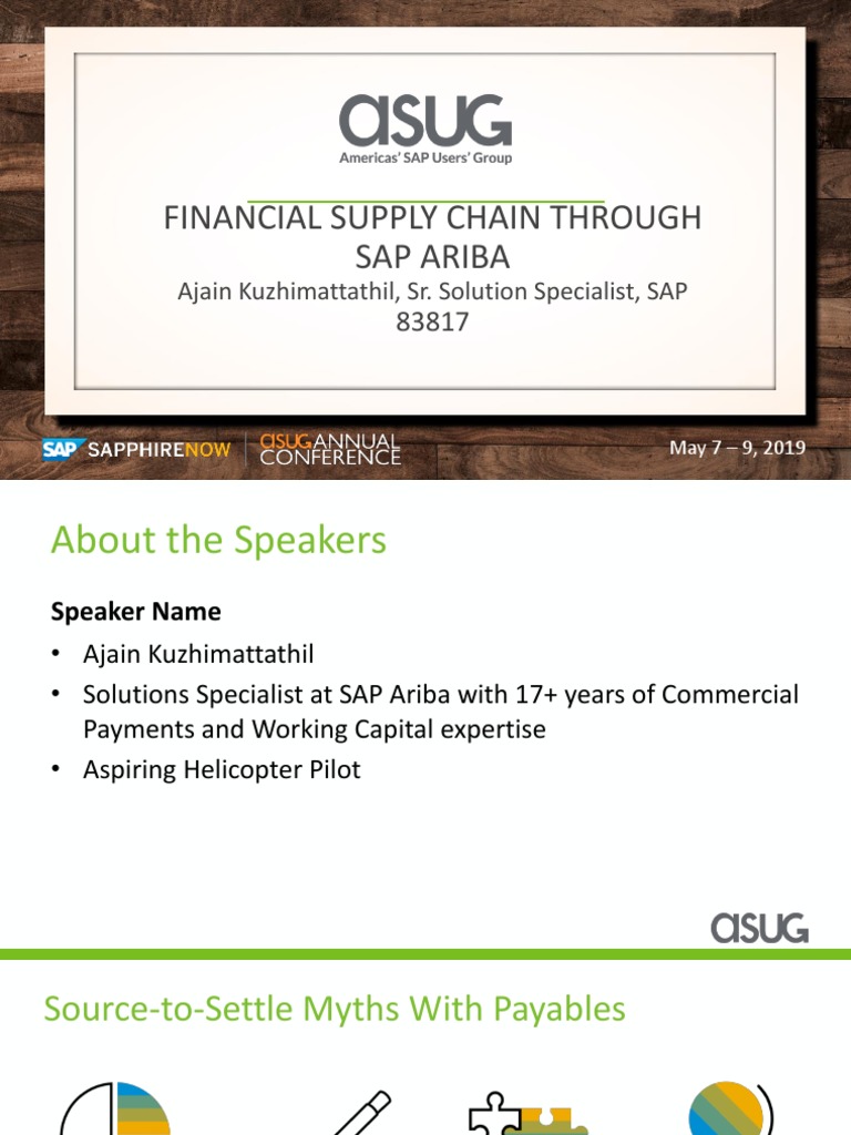 ASUG83817 - Financial Supply Chain Through SAP Ariba | PDF