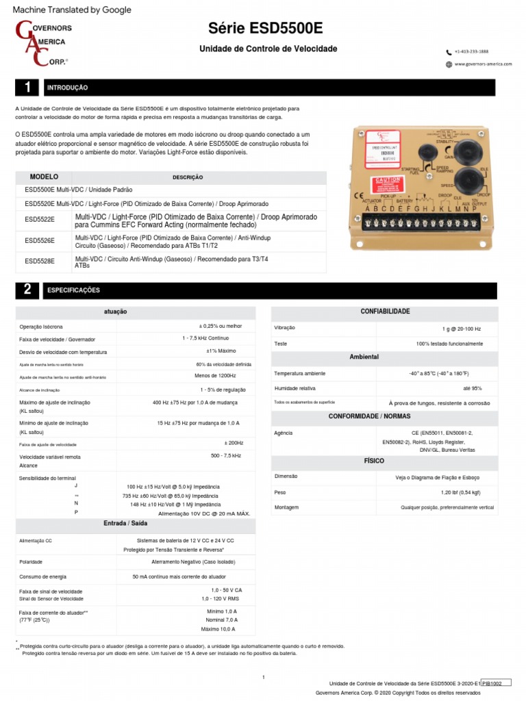 Controlador de RPM | PDF | Fonte de energia | Metrologia