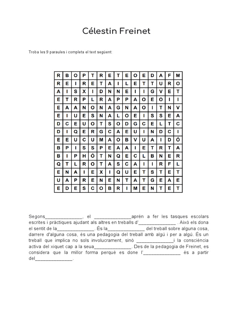 Célestin Freinet | PDF