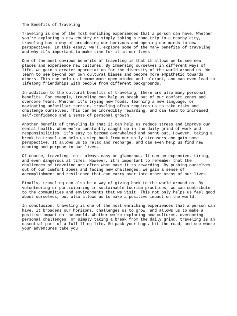 Random Essay No 4 | PDF