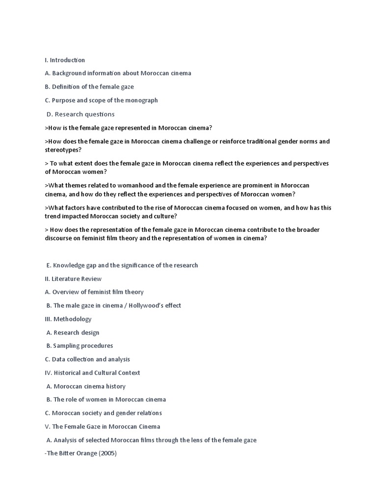 Definition of The Female Gaze | PDF