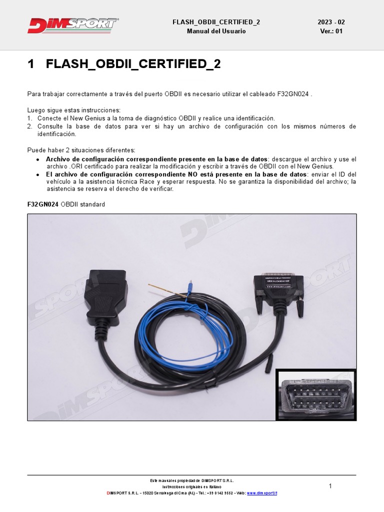 Flash Obdii Certified 2 1034 | PDF