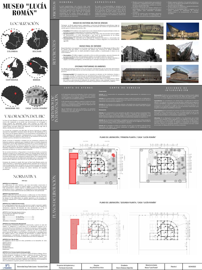 Memoria de Diseño - Museo Lucía Román - Proyectos de Arquitectura VII ...