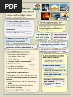 Natural Disasters Vocabulary Worksheet | PDF | Natural Disasters ...