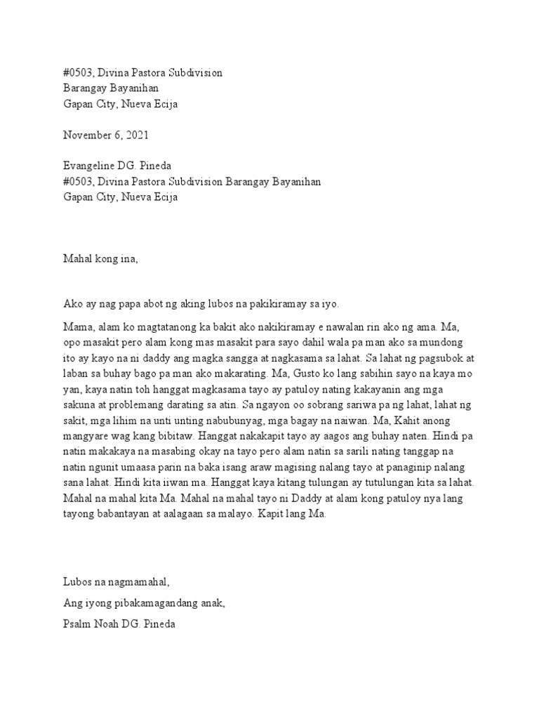 Filipino Liham C2 | PDF